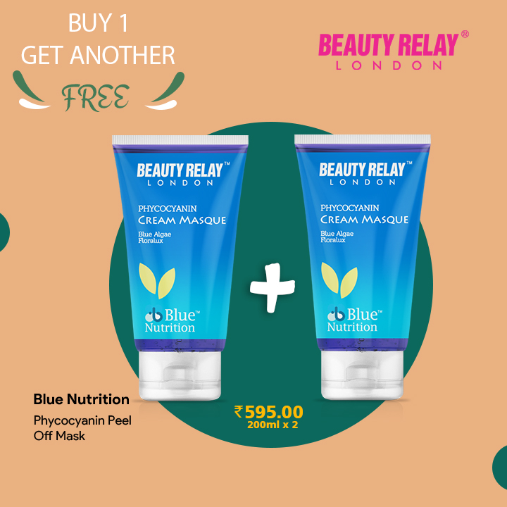 Blue Nutrition Phycocyanin Cream Masque with Phycocyanin Powder ...