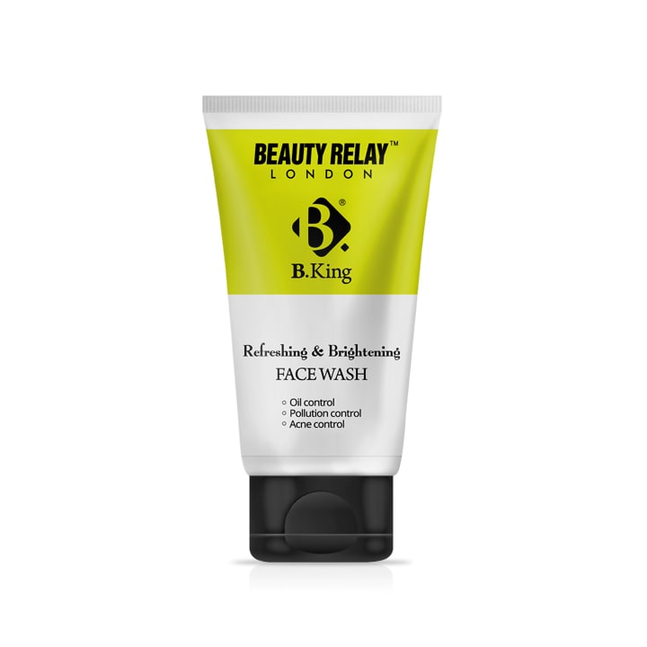 B King Refreshing & Brightening Face Wash with Kumkumadi Oil, Kumkuma ...